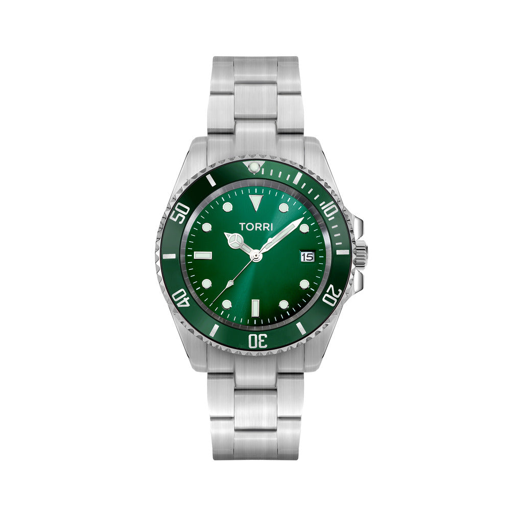 Men Luciano Silver Watch TORRI Watches – ONTIME | UAE Store