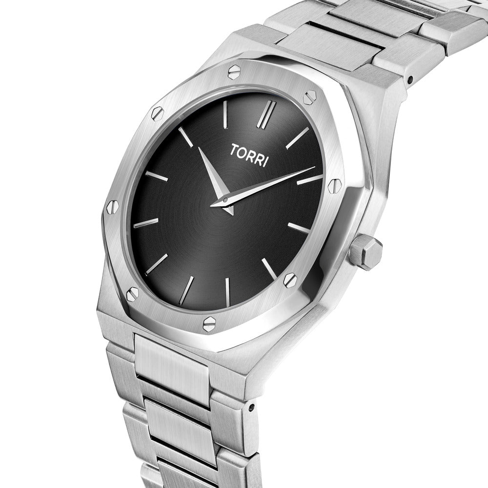 Men Lorenzo Silver Watch TORRI Watches - ONTIME | UAE Store